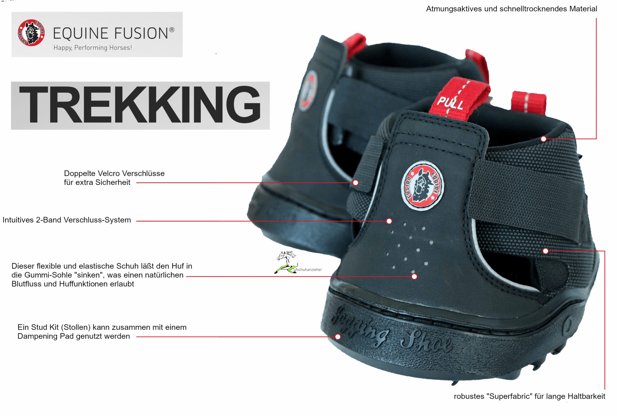 Equine Fusion Trekking » Hufschuhanzieher